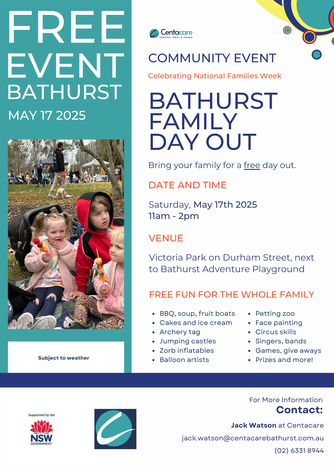 Bathurst Family Day Out - Centacare